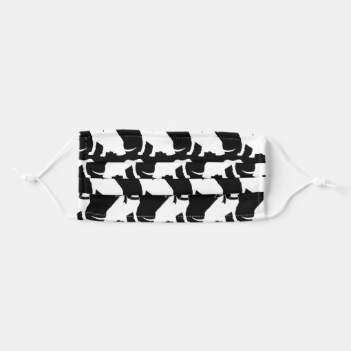 Cute Pit Bull Dog Pitbull Puppy Adult Cloth Face Mask | Zazzle