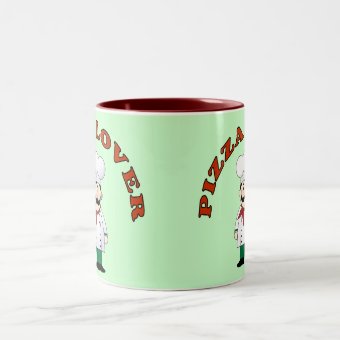 Cute Pizza Chef Mug | Zazzle