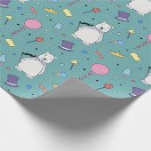 Cute Polar Bear Birthday Party Wrapping Paper | Zazzle