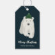Cute Polar Bear Personalized Christmas Gift Tags | Zazzle