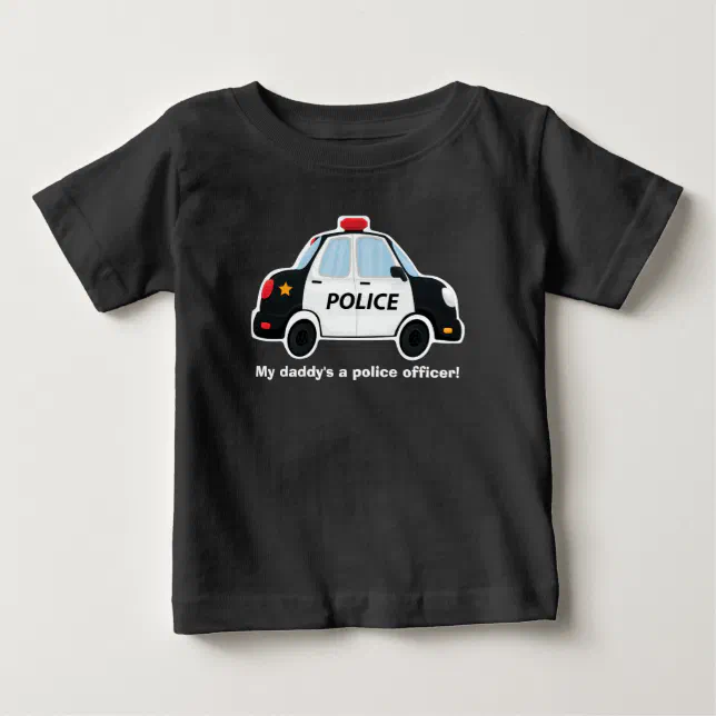 Cute Police Car T-Shirt - Baby - Toddler - Kids | Zazzle