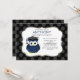 Cute Polka dots Grad Owl Boy Graduation Invitation | Zazzle