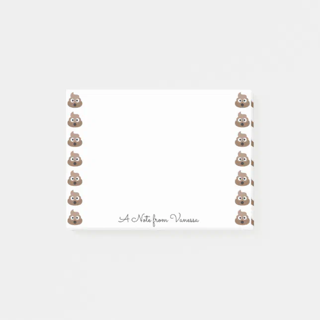 Cute Poop Emojis Post-it Notes | Zazzle