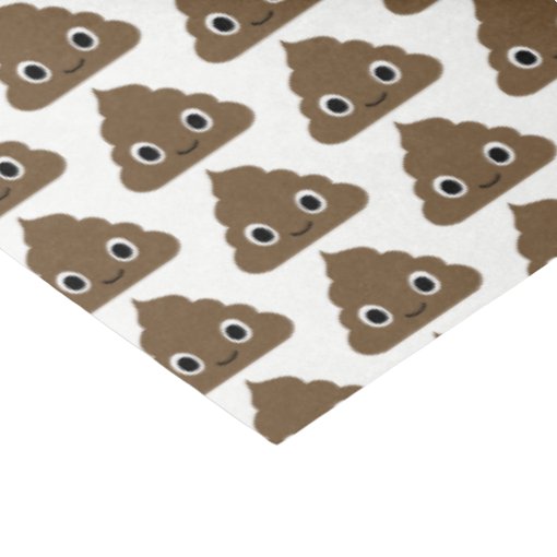 Cute Poop Pattern - Adorable Piles of Doo Doo Tissue Paper | Zazzle