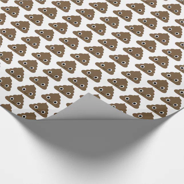 Cute Poop Pattern - Adorable Piles of Doo Doo Wrapping Paper | Zazzle