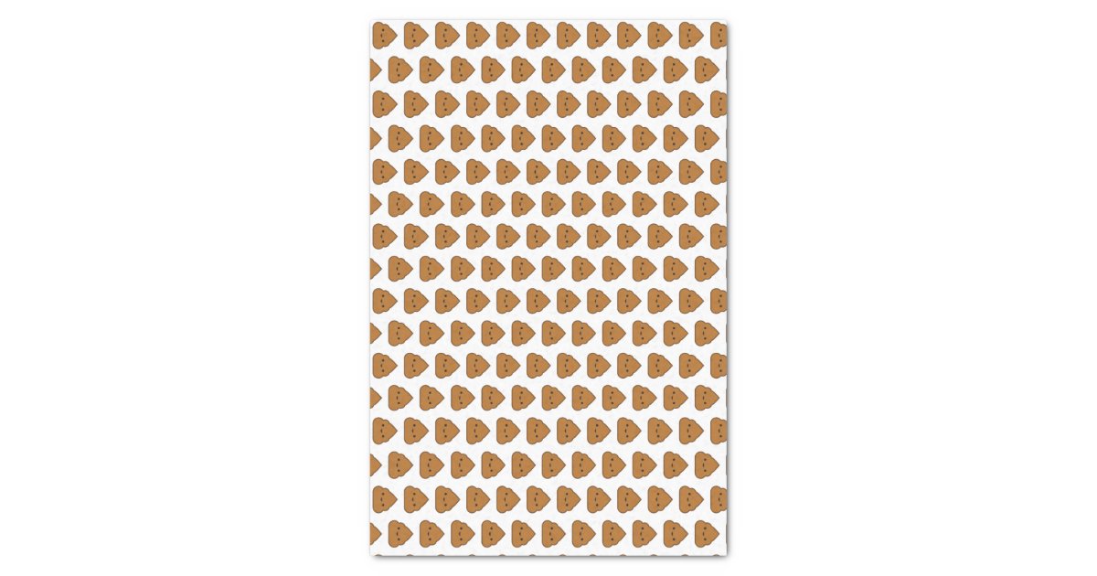 Cute Poop Pattern Tissue Paper | Zazzle.com