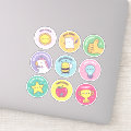 Cute Positive Motivational Reward Stickers | Zazzle