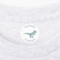 Cute Prehistoric T-Rex Dinosaur Personalized Kids' Labels | Zazzle
