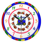 Little Train Engine Wall Clock | Zazzle.com