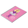 Cute Princess Girl's Cartoon Character Notebook | Zazzle