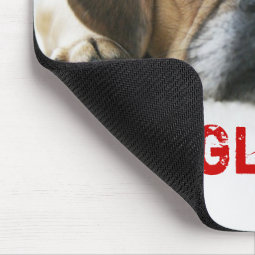 Cute Puggle Love Mousepad | Zazzle