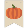 Cute Pumpkin Happy Halloween Bunting Flags | Zazzle