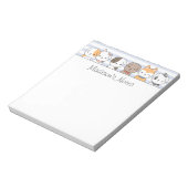 Cute Puppies Personalized Notepad | Zazzle