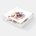 Cute Puppy Butterfly Keep Smiling Paperweight | Zazzle