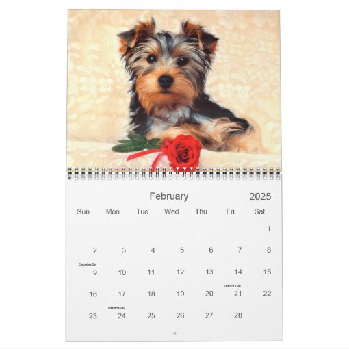 Cute Puppy Calendar | Zazzle