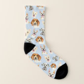 Cute Puppy Dog Pattern Socks | Zazzle