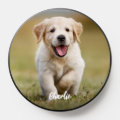 Cute Puppy Dog Personalized Pet Photo Phone PopSocket | Zazzle