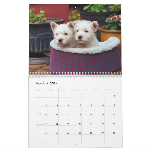 Cute Pups 2012 Calendar | Zazzle