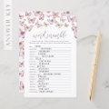 Cute Purple and Pink Butterfly Word Scramble Game | Zazzle