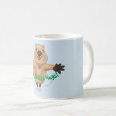 Cute quokka jumping cartoon coffee mug | Zazzle