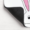 Cute Rabbit Clipart Peaking Cute Animals Bunny Art Mouse Pad | Zazzle