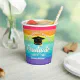 Cute Rainbow Graduate LGBTQ Graduation Party Paper Cups | Zazzle