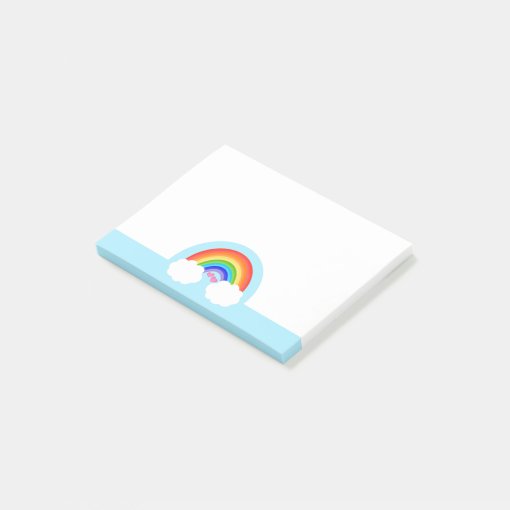 Cute Rainbow Post-it Notes | Zazzle