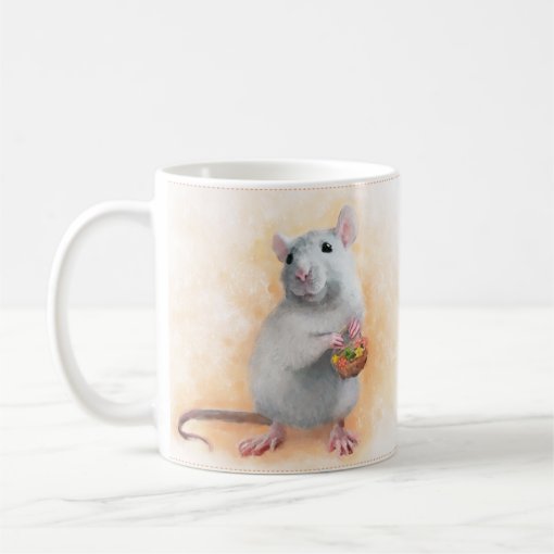 Cute rat coffee mug | Zazzle
