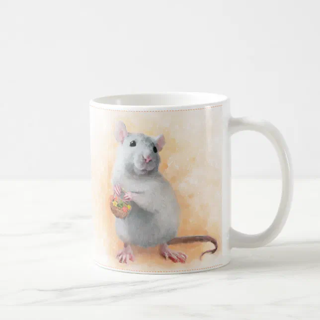 Cute rat coffee mug | Zazzle