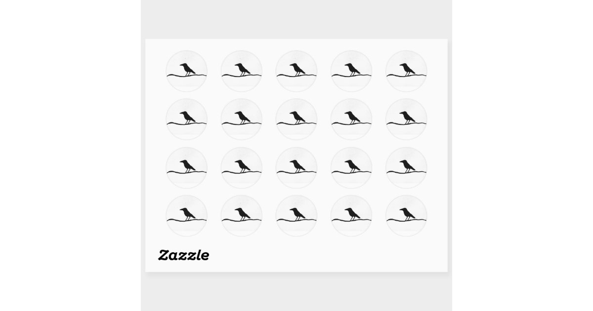 Cute raven planner stickers | Zazzle
