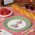 cute reading book club party paper plates | Zazzle
