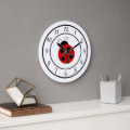 Cute Red Ladybug Clock | Zazzle