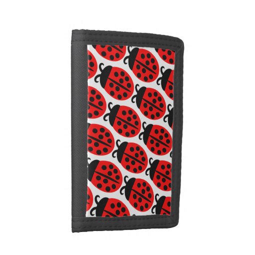 Cute Red Ladybug Trifold Wallet | Zazzle