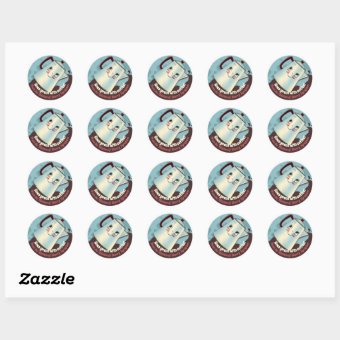 Cute retro coffee pot from the kitchen of sticker | Zazzle