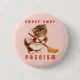 Cute Retro Kitten - Sweep Away Fascism Button | Zazzle