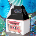Cute Retro Mixed Tape Throwback Favor Boxes | Zazzle
