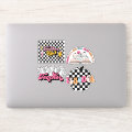 Cute Retro Teacher Life Vinyl Sticker Pack | Zazzle