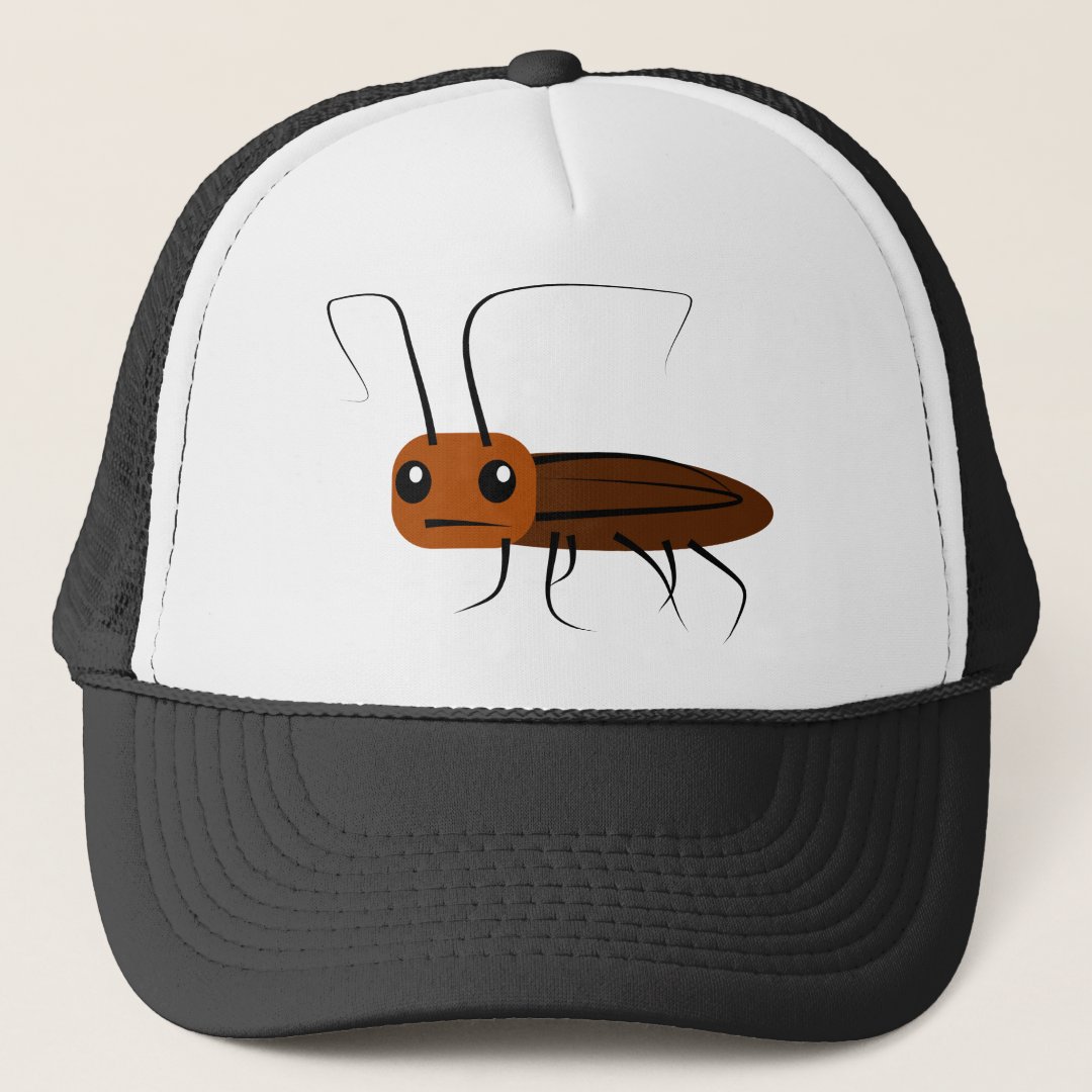 Cute Roach Trucker Hat | Zazzle