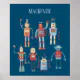 Cute Robots Personalized Poster | Zazzle