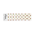 Cute Rooster, Chicken, Tan Polka Dots Minx Nail Art | Zazzle