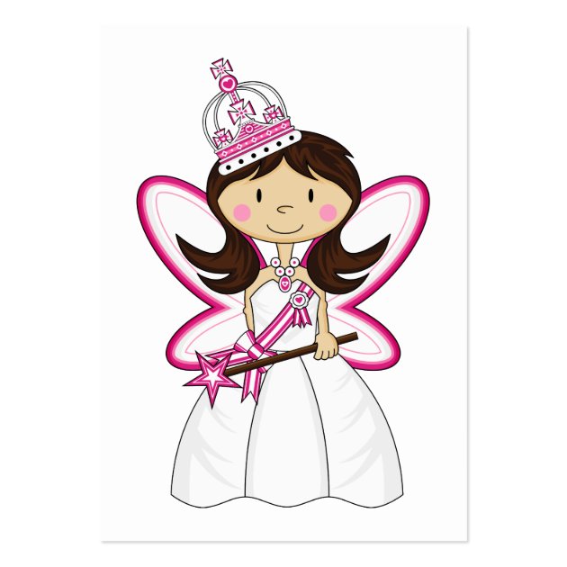 Cute Royal Princess Bookmark Business Card Template