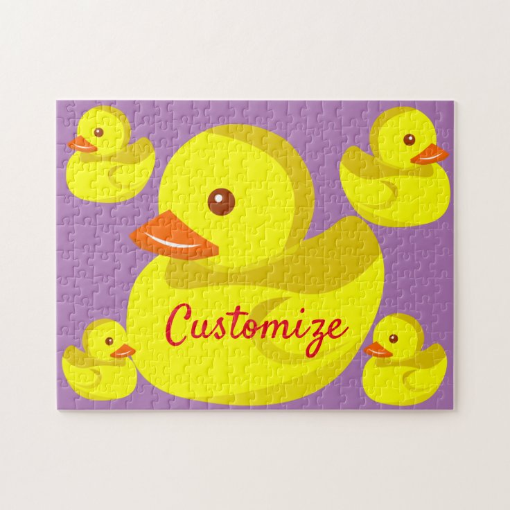 Cute Rubber Duck Thunder_Cove Jigsaw Puzzle | Zazzle