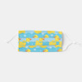 Cute Rubber Ducky Duck Print Adult Cloth Face Mask | Zazzle