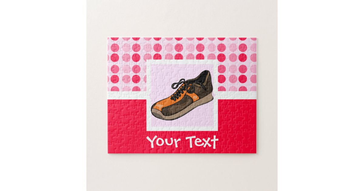 Cute Running Shoe Jigsaw Puzzle | Zazzle