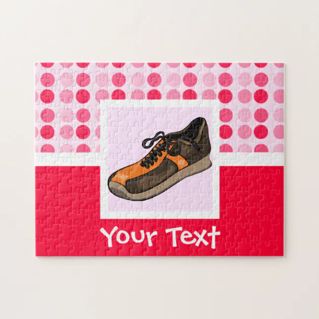 Cute Running Shoe Jigsaw Puzzle | Zazzle