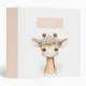 Cute Safari Giraffe Floral Baby Photo Album 3 Ring Binder | Zazzle