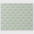 Cute Sage White Bow Golf Pattern Wrapping Paper | Zazzle