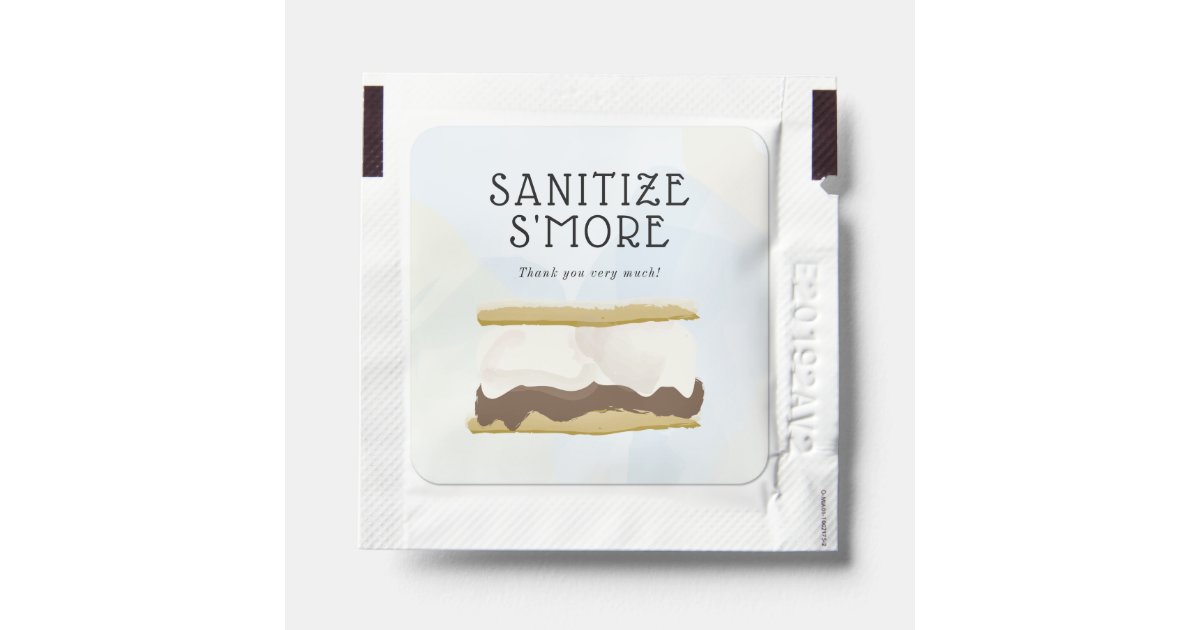 Cute Sanitize S'more Chocolate and Marshmallow Hand Sanitizer Packet ...