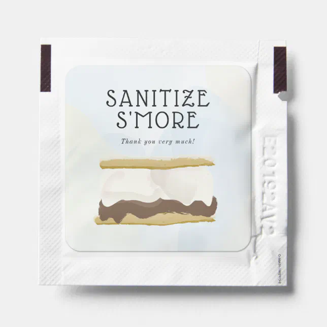 Cute Sanitize S'more Chocolate and Marshmallow Hand Sanitizer Packet ...
