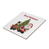 Cute Santa Claus Christmas Ceramic Tile | Zazzle